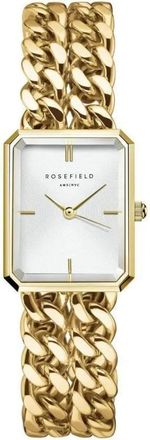 Rosefield Uhr - Damenuhr Octagon XS Studio Kettenoptik - Gr. unisize - in Gold - für Damen