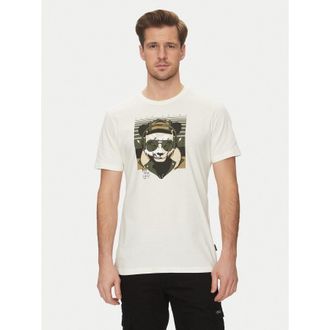 Blend T-Shirt 20717766 Wei&szlig; Regular Fit