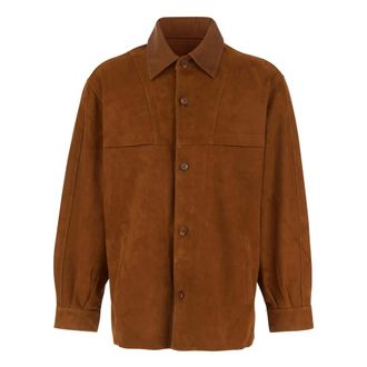 Sunflower Homme, Vestes, Brun, Taille: L Suede Shirt