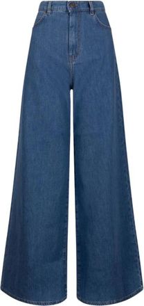 Max Mara Femme, Jeans, Bleu, Taille: 40 FR Vega Wide Jeans