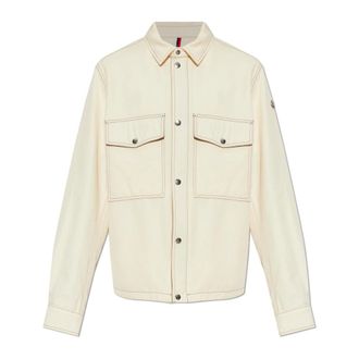 Moncler Homme, Vestes, Beige, Taille: L Watagua Denim Jacket