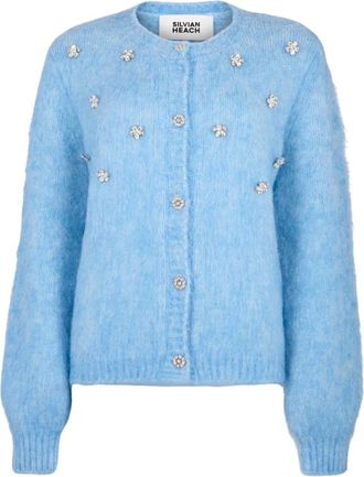 Silvian Heach Quarlen Cardigan - Femme - Pulls - Bleu - Taille: 42 FR