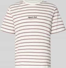 Jack & Jones T-Shirt mit Streifenmuster und Rundhalsausschnitt