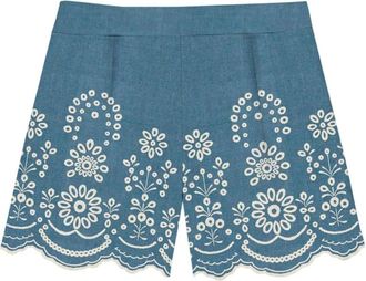 MC2 Saint Barth Femme, Shorts, Bleu, Taille: 42 FR Salopette Shorts