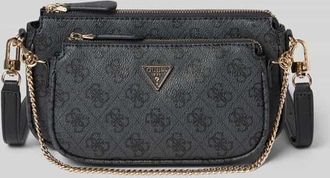 Guess Pouch mit Label-Applikation Modell NOELLE II