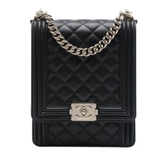 Chanel Pre-owned North South Boy Flap - - Pre-owned - Damen - Schwarzk - ONE SIZE