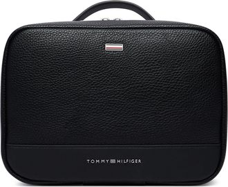 Tommy Hilfiger Kosmetiktasche Tommy Hilfiger Th Central Travel Washbag AM0AM14550 Schwarz