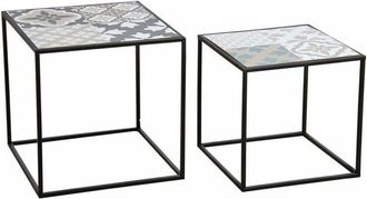 Aubry Gaspard Aubry Gaspard - Tables gigognes Mosaïque (Lot de 2)