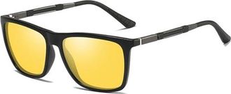Generic Lunettes De Soleil Polaris&eacute;es Tendance For Hommes Et Femmes, Id&eacute;ales For La Conduite De Nuit Et Les D&eacute;placements En Ext&eacute;rieur.(Yellow)