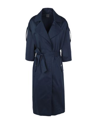 8 by YOOX LIGHTWEIGHT 3/4 SLEEVE BELTED TRENCH COAT