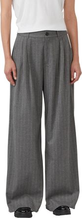 s.Oliver Wide-Leg-Hose mit Nadelstreifen und Eingrifftaschen