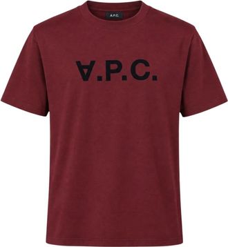 A.P.C. Standard Grand Vpc Gots - - Tops - Herren - Rot - 2XL