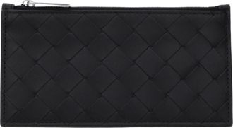 Bottega Veneta Hommes Portefeuille en cuir noir