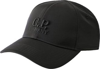 C.P. Company Cap aus Baumwolle mit gesticktem Label-Schriftzug in