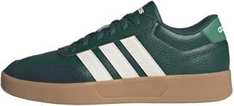 adidas Homme BREAKNET 3.0 Shoes Chaussures, Collegiate Green/Core White/Semi Court Green, 43 1/3 EU