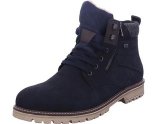 Rieker Homme F3610 Bottes &agrave; Lacets, Bleu, 44 EU