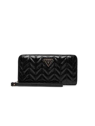 Guess Womens Wallet Black Polyurethane Bags