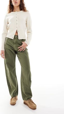 Levi's Cinch-Barrel-Jeans in Khaki-Grün