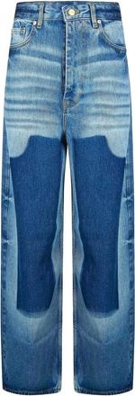 Ganni Femme, Jeans, Bleu, Taille: W27 L33 Jeans Amples
