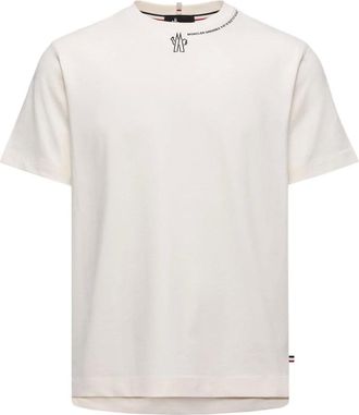 Moncler Homme, Tops, Blanc, Taille: M Grenoble T-shirt
