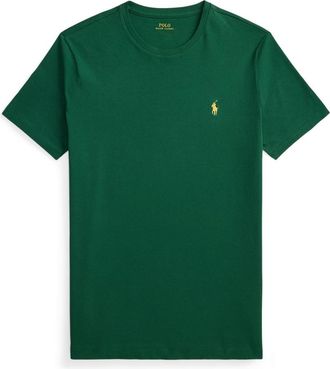 Ralph Lauren Leichtes T-Shirt mit Pony-Stickerei, Custom Slim Fit in