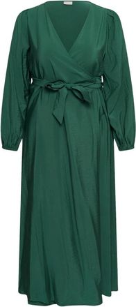 Kaffe Curve KCruby Wickelkleid - - Dresses - Damen - Gr&uuml;n - 6XL