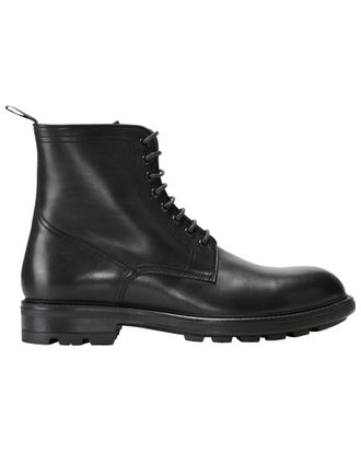Magnanni Schn&uuml;rboots aus Glattleder mit seitlichem Rei&szlig;verschluss in