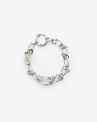 Isabel Marant Bracelet Rain Drop Man - Homme - Blanc Et Argent&eacute; - Taillet1 - Isabel Marant