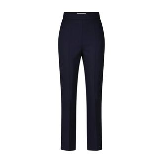 Max Mara Pantalon Slim Nepeta - Femme - Pantalons - Bleu - Taille: 44 FR