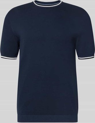 Christian Berg Regular Fit T-Shirt in Strick-Optik