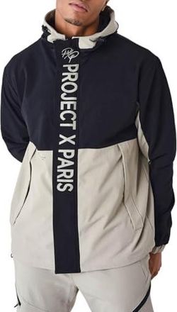 Project X Paris Veste &agrave; Capuche Colorblock Beige XL