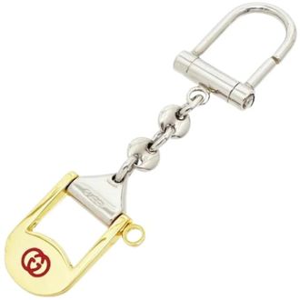 Gucci unisex, Pre-owned, Gris, Taille: ONE Size Porte-cl&eacute;s Pre-owned