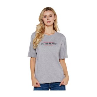 Guess Femme, Tops, Gris, Taille: 42 FR T-Shirt