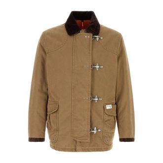 Fay Veste matelass&eacute;e en coton Biscuit - Homme - Vestes - Beige - Taille: S
