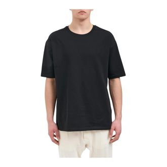 Thom Krom T-shirt Oversize Col Rond - Homme - Tops - Noir - Taille: S