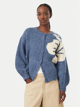 Billabong Strickjacke Bayside Hibiscus EBJSW00157 Blau Regular Fit