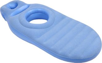 Generic Acouto Aufblasbares Schwangerschaftskissen, Bequemes, Leichtes PVC-Ganzk&ouml;rperkissen mit Bauchloch f&uuml;r die Bauchschlafmassage zu Hause und auf Reisen (