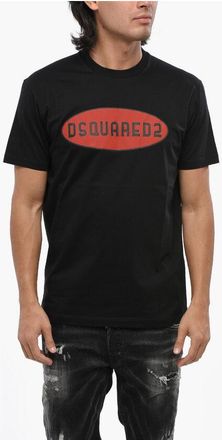 Dsquared2 Crew Neck HIGH VOLTAGE Cotton T-Shirt size 3xl