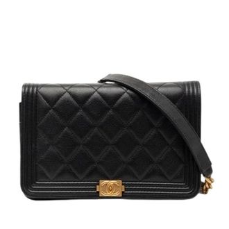 Chanel Pre-owned Boy Wallet on Chain - - Pre-owned - Damen - Schwarzk - ONE SIZE