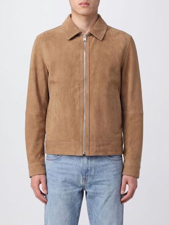 HUGO BOSS Wildlederjacke von aus Schafsleder mit Rei&szlig;verschluss