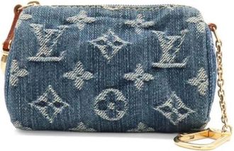 Louis Vuitton Sac &agrave; main Monogram Denim Pre-owned - Femme - Pre-owned - Bleu - Taille: ONE Size