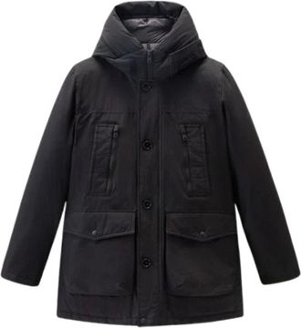 Woolrich Homme, Vestes, Noir, Taille: M Arctic Parka Windstopper Gore-tex