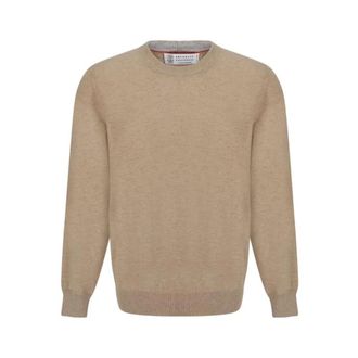 Brunello Cucinelli Herren, Strickwaren, Beige, 4XLGr&ouml;&szlig;e
