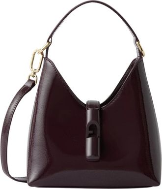 Furla Iride Mini Hobo - Femme - Sacs - Brun - Taille: ONE Size