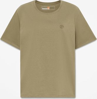 Timberland Dunstan Kurzarm-T-Shirt f&uuml;r Damen in Braun, Damen, Gr&uuml;n, Gr&ouml;&szlig;e