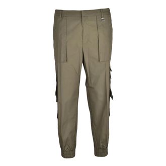 John Richmond Homme, Pantalons, Vert, Taille: M Cargo Pantalons