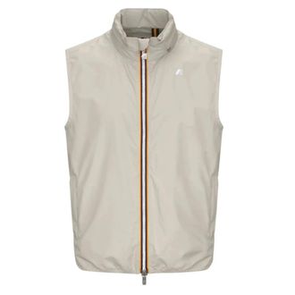 K-Way Stretch Dot Beige Weste - - Jackets - Herren - Beige - XL