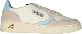 Autry Femme, Chaussures, Beige, Taille: 36 EU Medalist Low Baskets