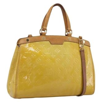 Louis Vuitton Pre-owned Brea MM Sac &agrave; main - Femme - Pre-owned - Jaune - Taille: ONE Size