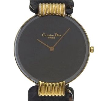 Dior Pre-owned Bagheera Metall Uhr - - Pre-owned - Damen - Schwarzk - ONE SIZE
